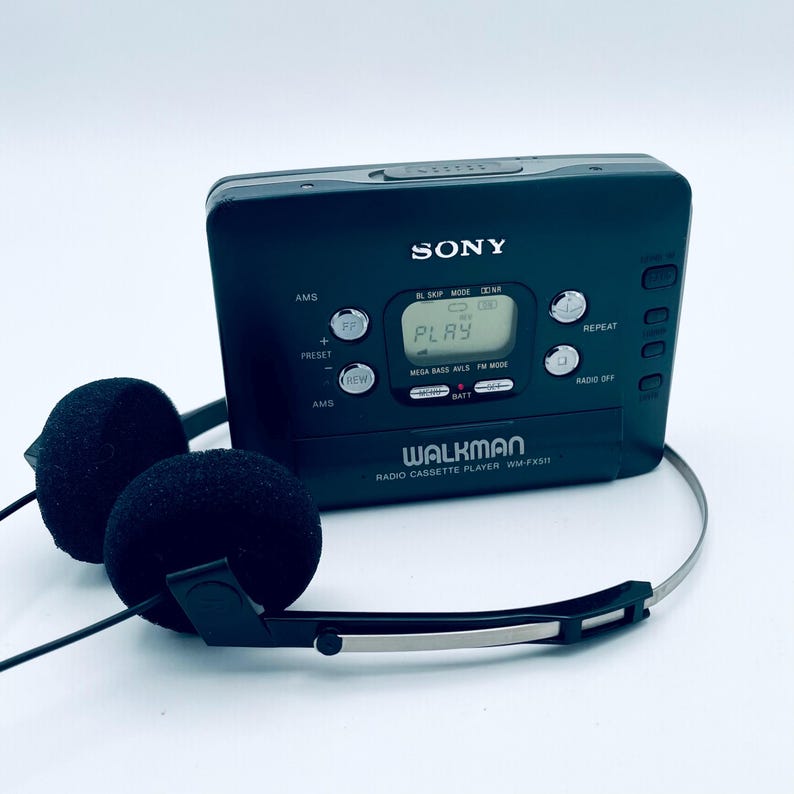 1990’s Sony Walkman WM-FX511 Radio & Cassette Player With Headphones ...