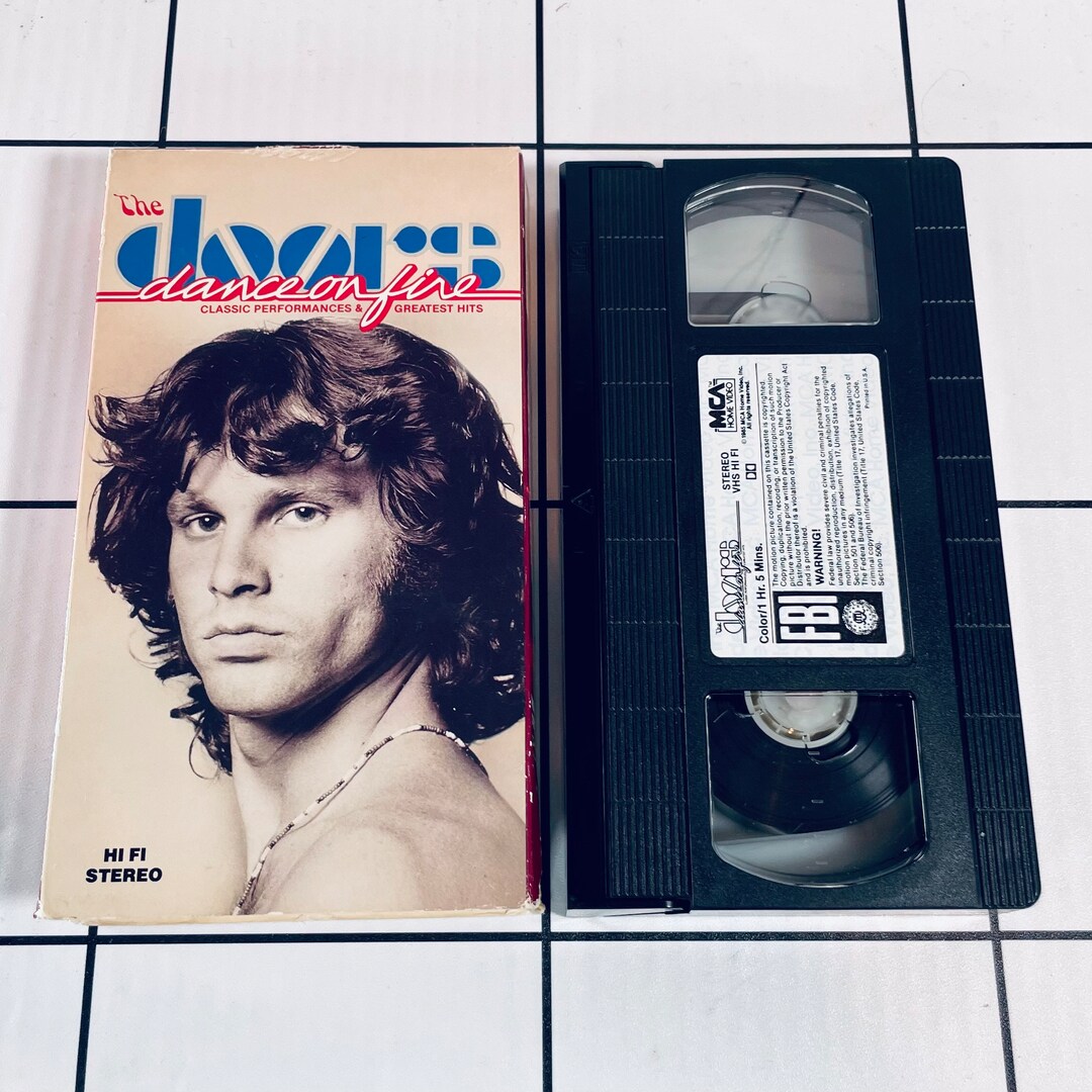 The Doors - Dance on Fire - VHS - Etsy