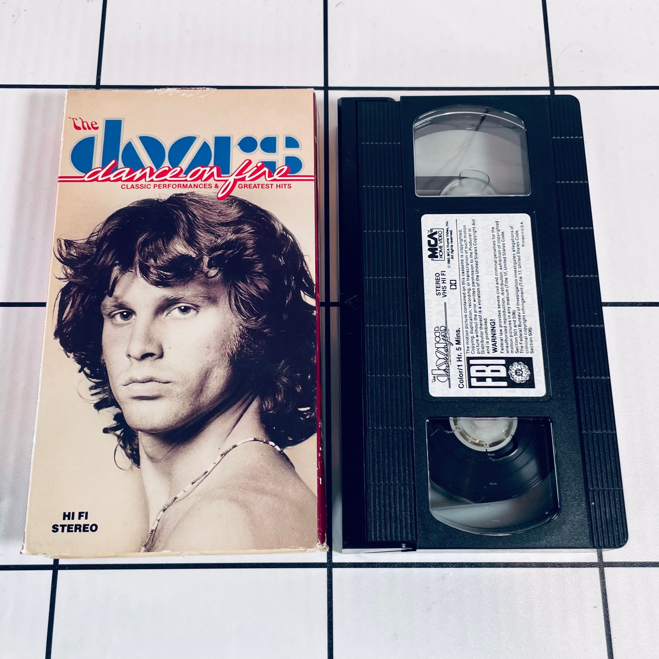 The Doors Dance on Fire VHS - Etsy