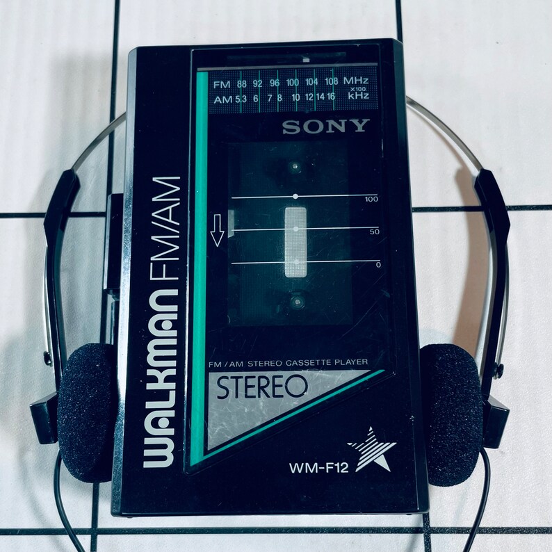 1980s Sony Walkman WM-F12 Radio Cassette Player With - Etsy