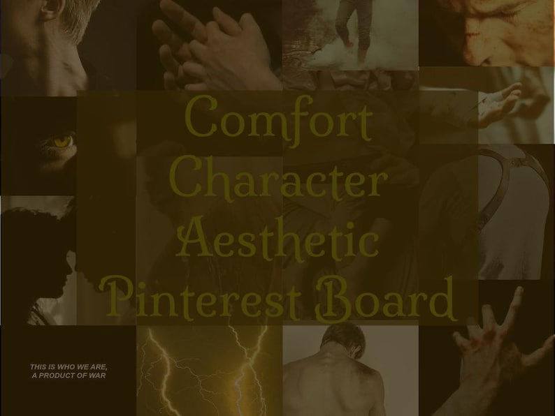 Comfort Character Aesthetic Pinterest Board - Etsy
