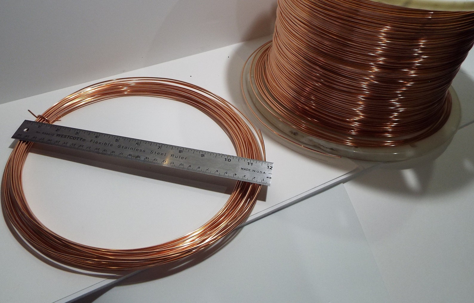 Round Solid Copper Wire 12 Gauge .999 Pure Copper 12 AWG - Etsy