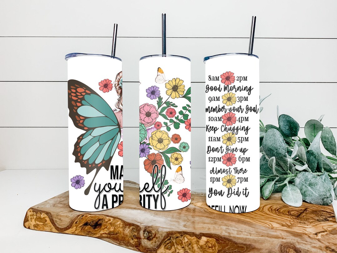 Make Yourself A Priority Tumbler, Personalized Tumbler, Double Wall Insulated, Gift for Her ...