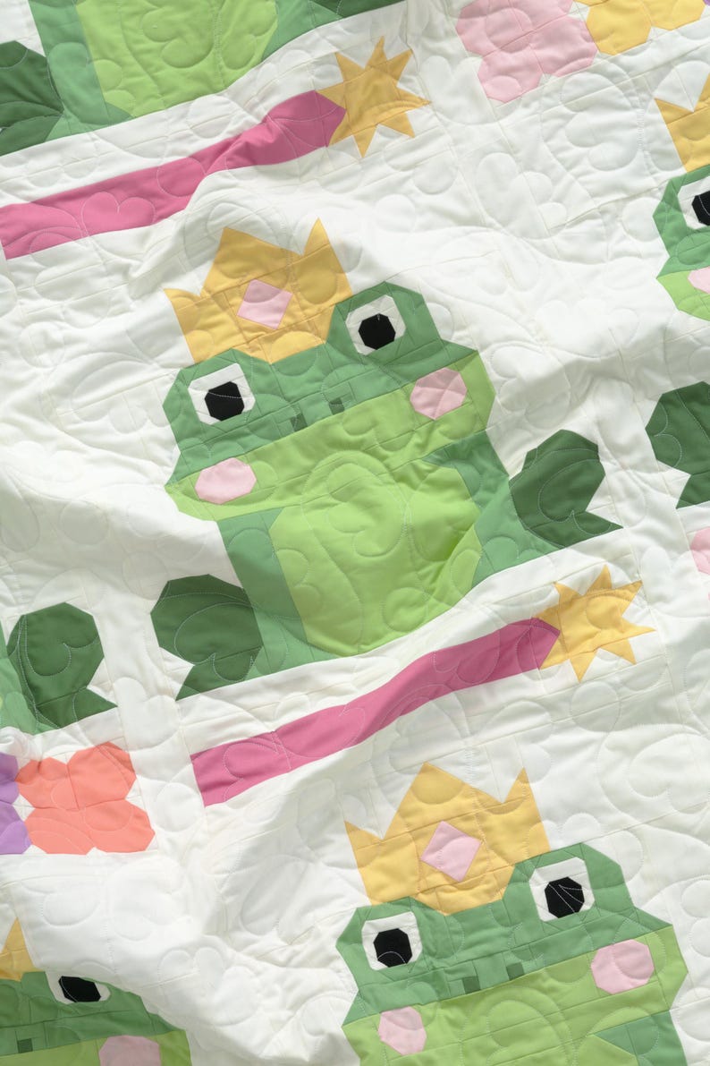 Fairy Tale Frogs Quilt Pattern - Paper Copy - Etsy