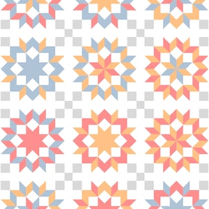 Wooden Rose Quilt Pattern- PDF Download - Etsy