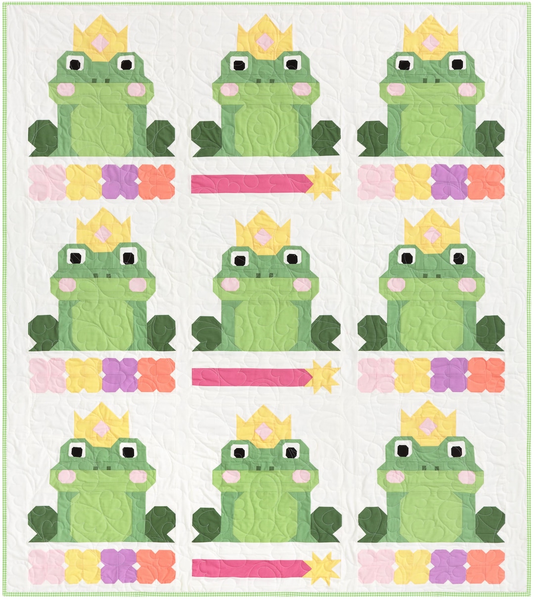 Fairy Tale Frogs Quilt Pattern- PDF Download - Etsy