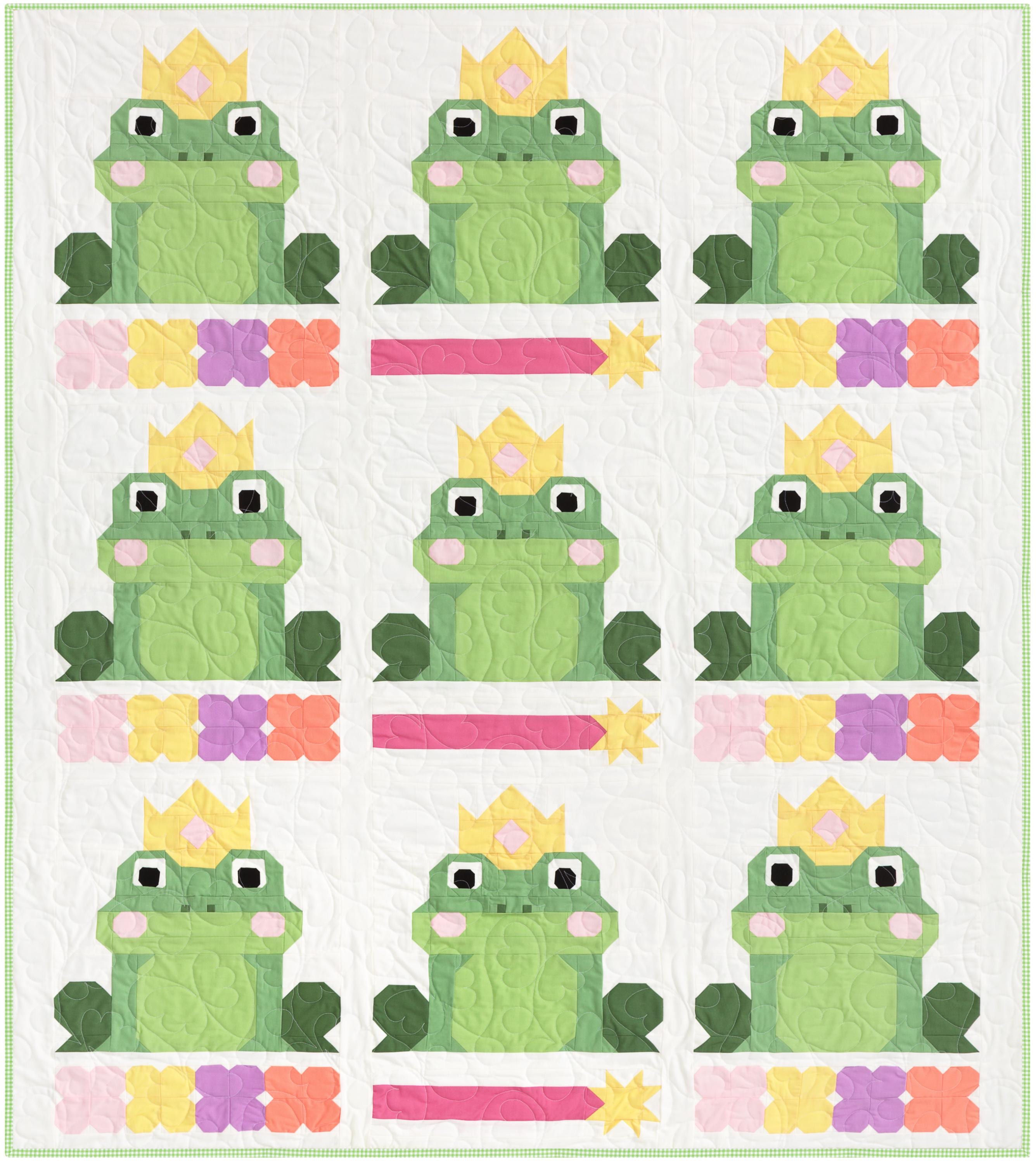 Fairy Tale Frogs Quilt Pattern- PDF Download - Etsy