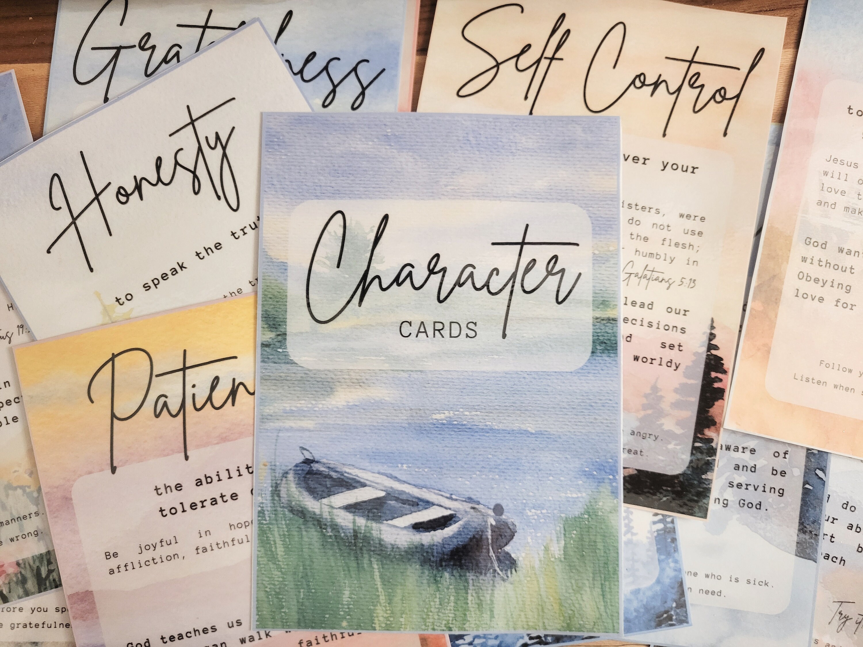 Character Cards - Etsy