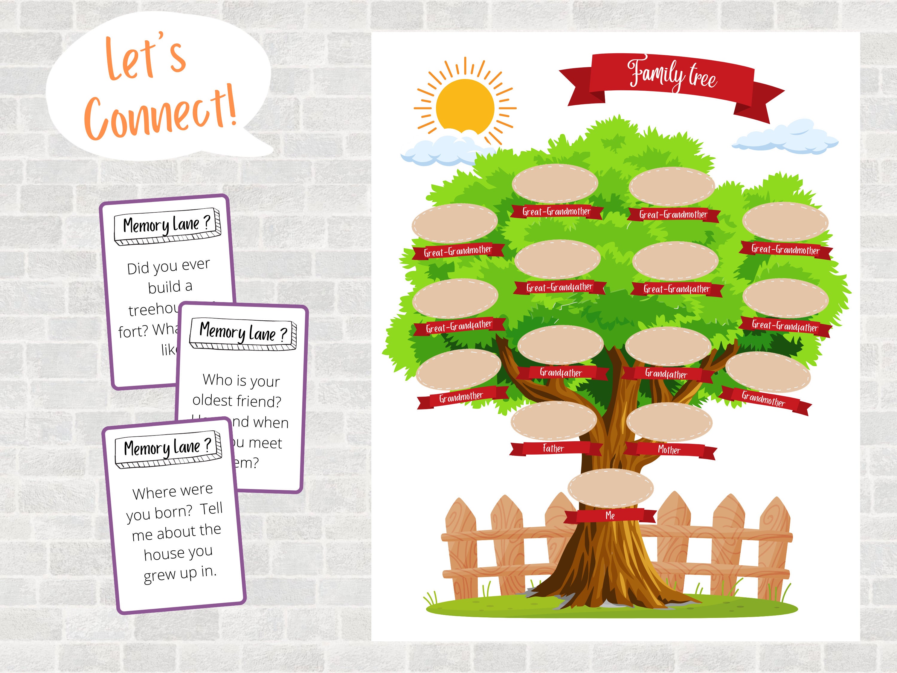 Conversation Starter Cards Family History Questions - Etsy Australia