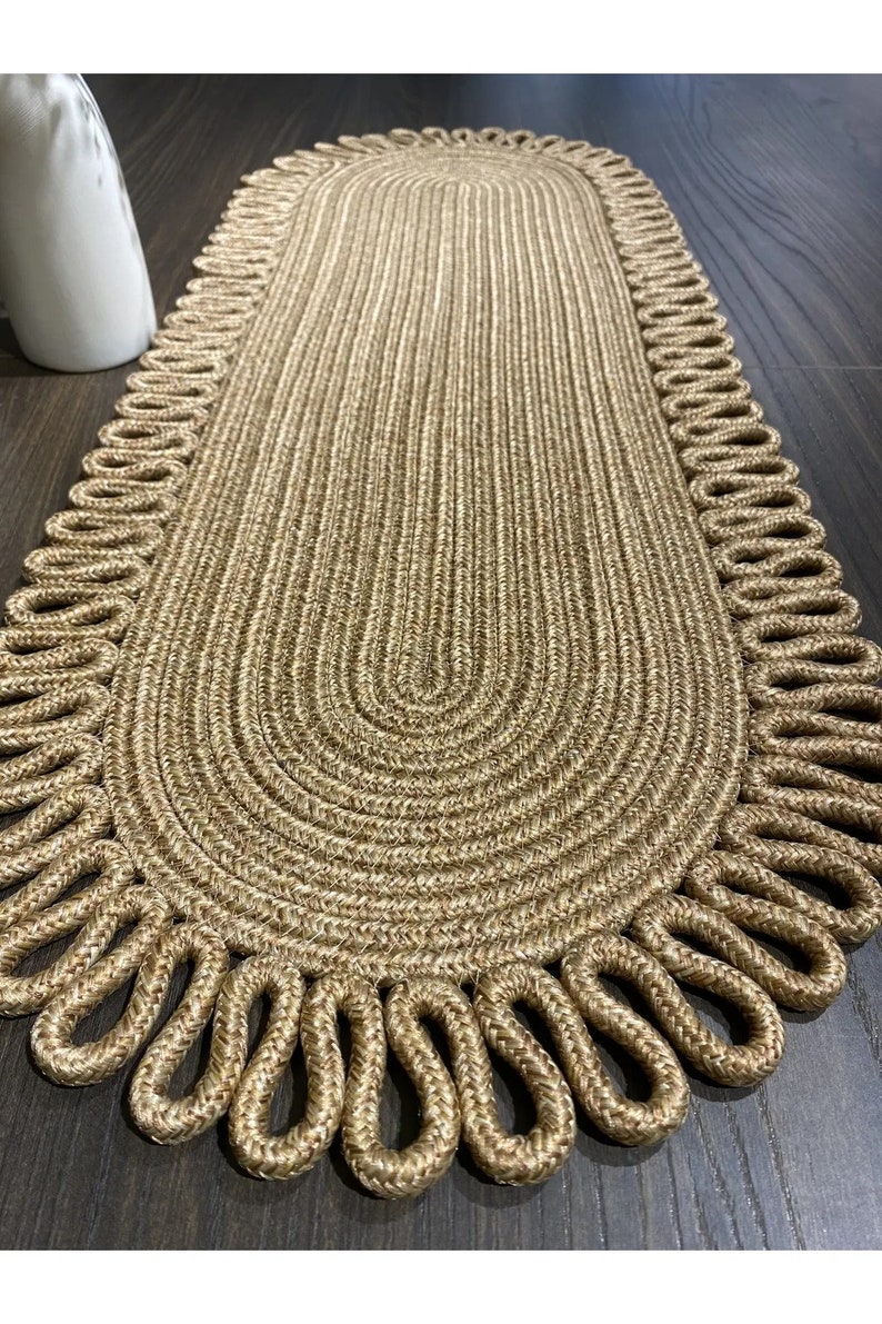 Natural Jute, Patterned, Wicker, Placemat, Table, Coffee Table Runner ...