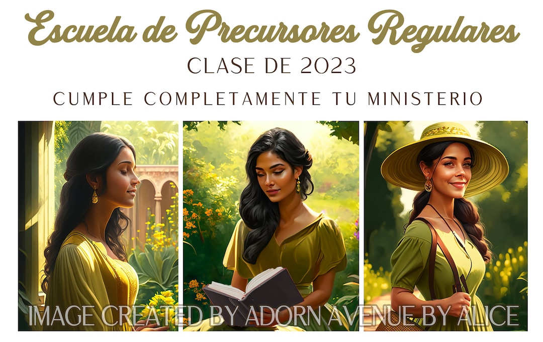 Escuela De Precursor 2023 Digital JW Card Precursoras Regulares Testigo ...