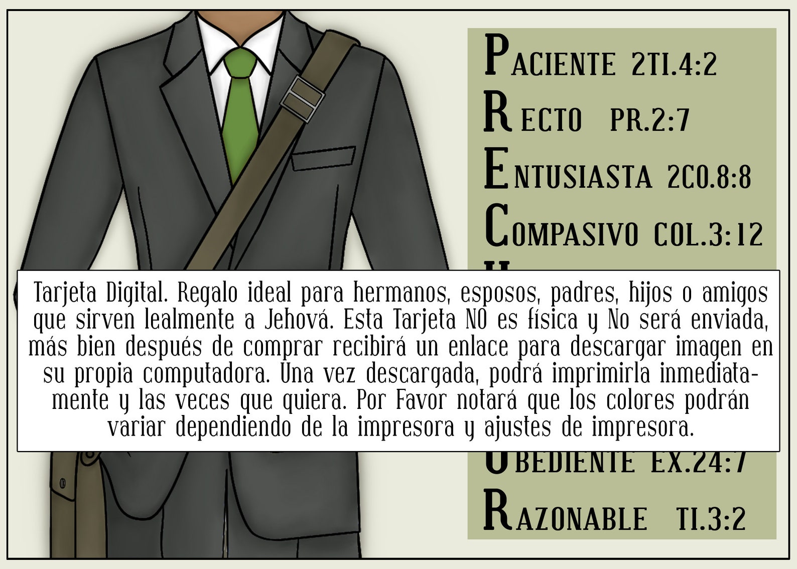 Escuela De Precursor 2024 Digital JW Card Testigo De Jehova Tarjeta ...