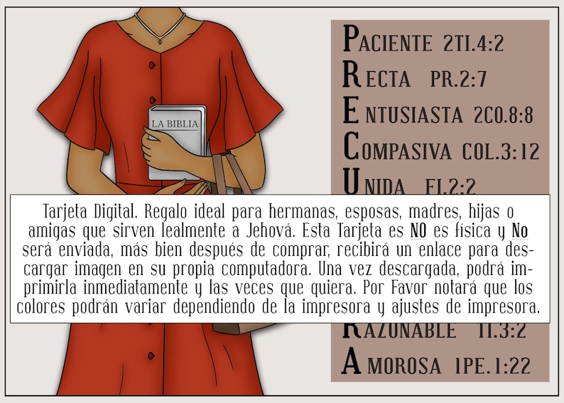 Escuela De Precursor 2024 Digital JW Card Precursoras Regulares Testigo ...