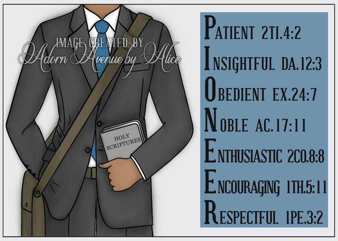 JW Gift Ideas for Pioneer Men Brothers Regular Pioneer School, Pioneer ...