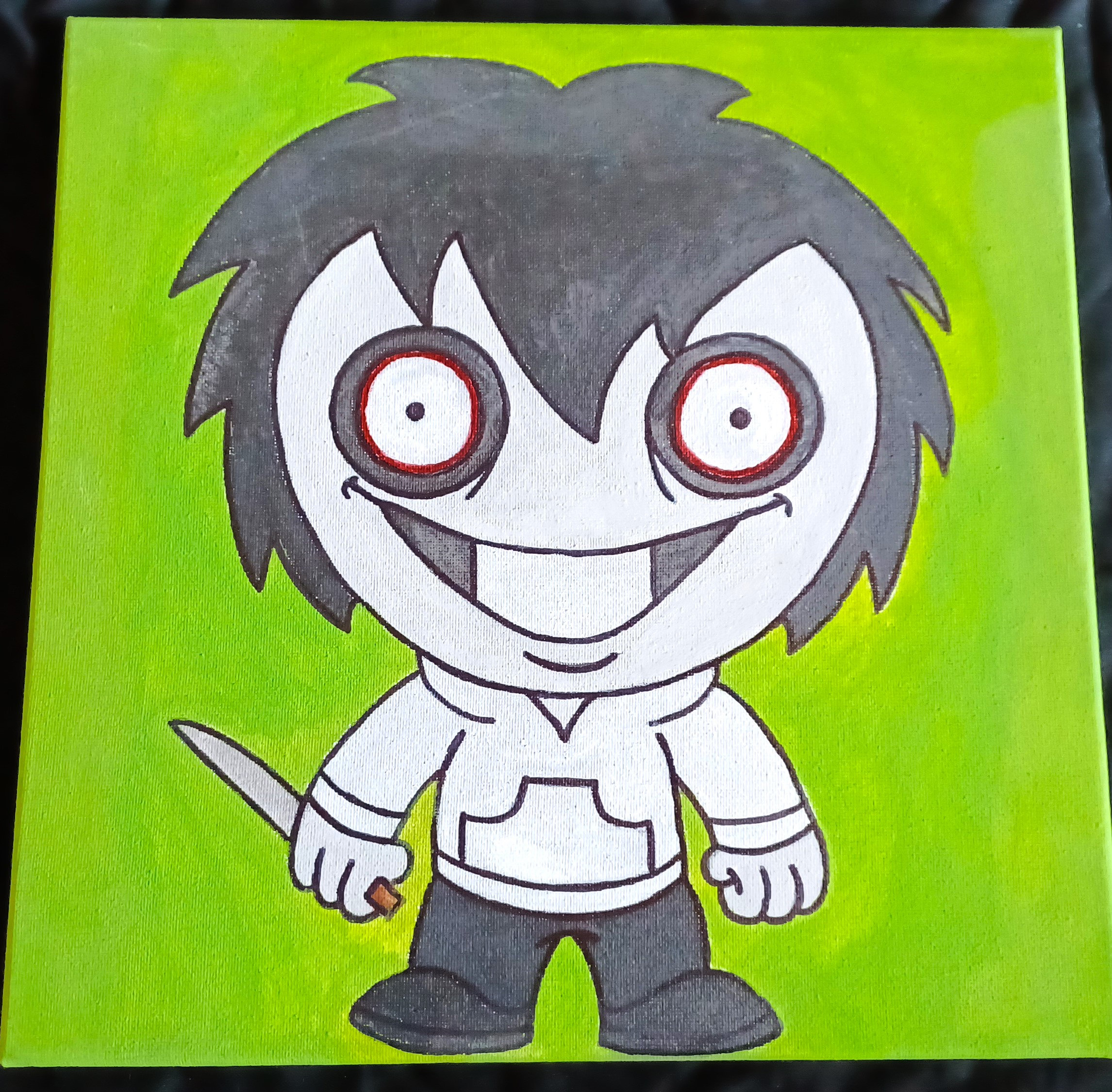 Jeff the Killer Painting - Etsy