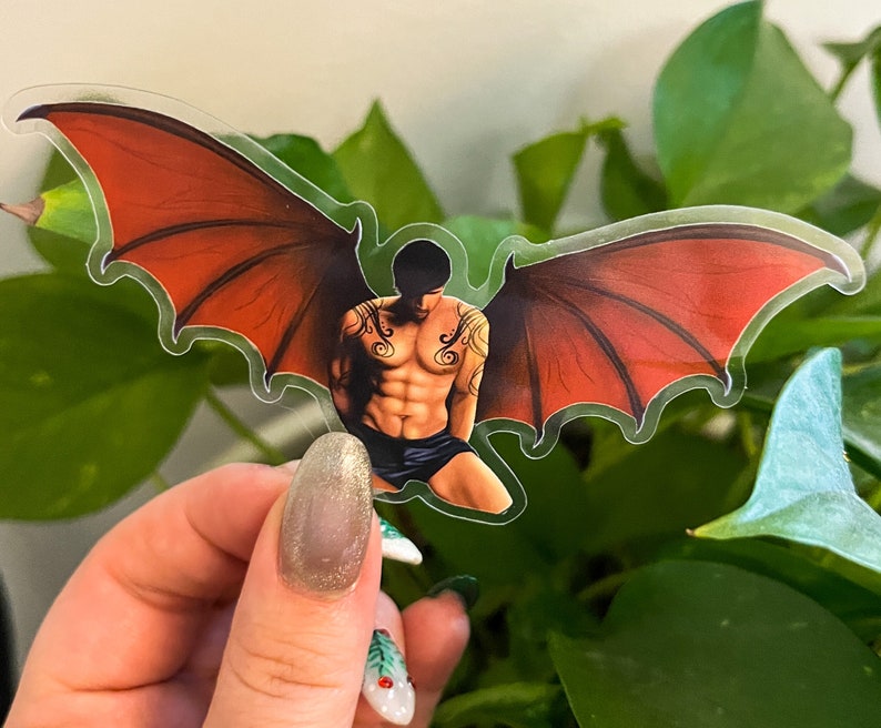 Azriel CLEAR Sticker Shadowsinger Azriel Sticker Acotar - Etsy