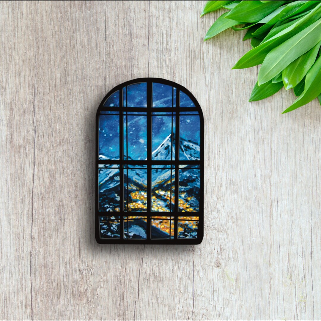 Velaris City of Starlight Window CLEAR Sticker Acotar - Etsy