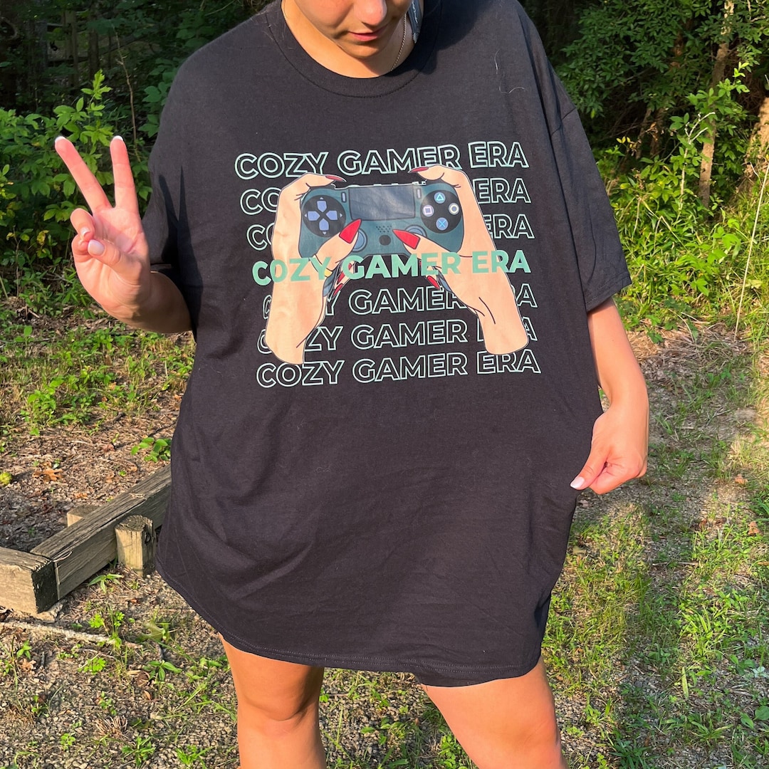 Cozy Gamer Era Tshirt | Cozy Gamer Era | Gamer Girl Merch | Gamer Shirt ...