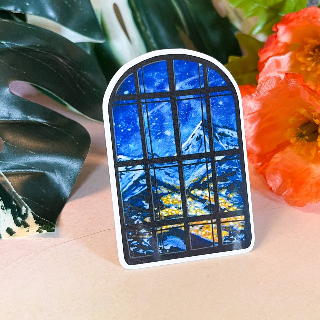 Velaris City of Starlight Window CLEAR Sticker | Acotar | Vinyl Sticker ...