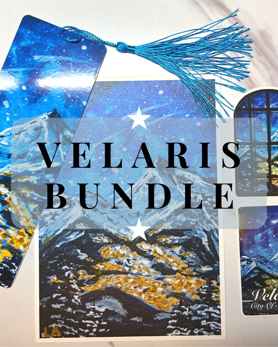 ACOTAR Velaris Bundle Print Double Sided Bookmark 2 - Etsy