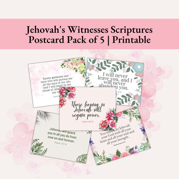 Jw Greeting Cards Bible Study - Etsy