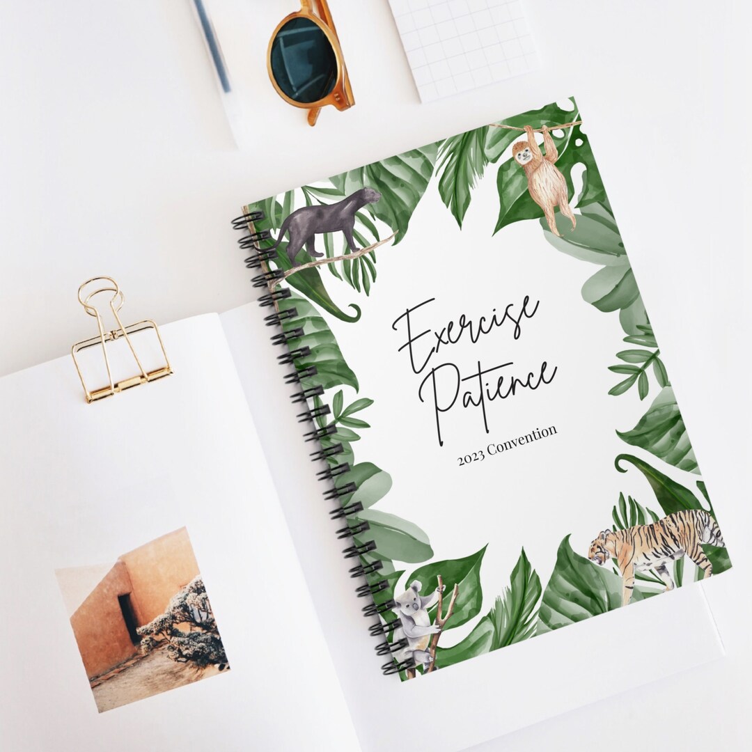 Exercise Patience 2023 Lined Notebook 118 Ruled Pages 58 - Etsy