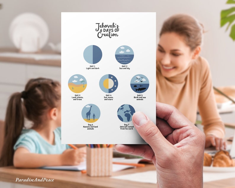 JW Kids Educational Cards | Jehovah's Witness Printable Notes for ...