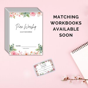 Pure Worship 2025 Printable Name Badges | Pack of 12 Unique Designs for ...