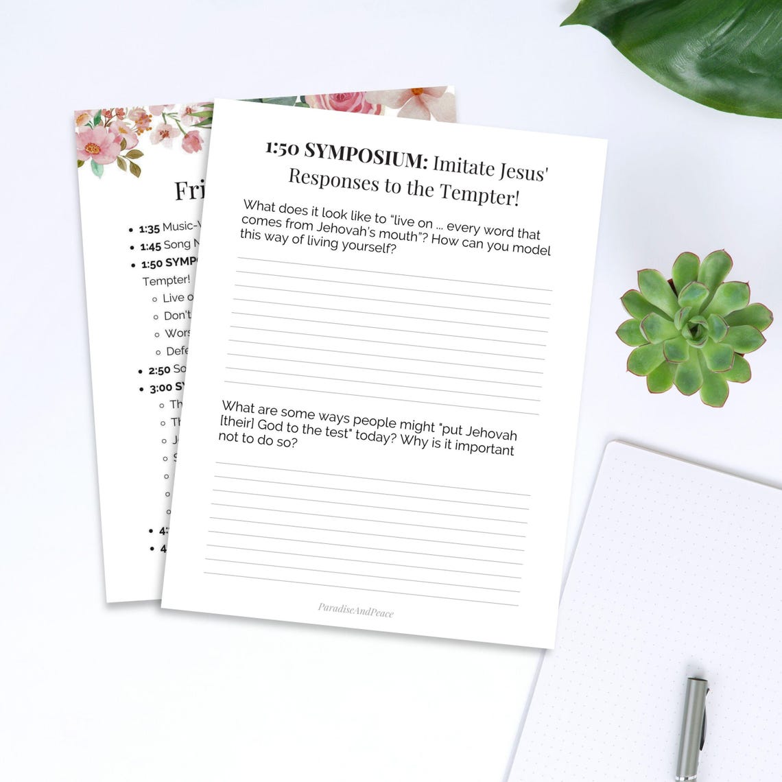 JW Pure Worship 2025 Convention Workbook | 50+ Questions 74-page ...