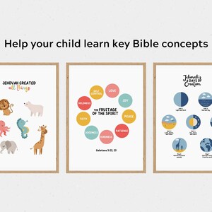 JW Kids Educational Wall Art Bundle | Set of 6 Printable Posters ...