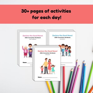 JW Kids ages 5-12 Declare the Good News 97 Page Activity Workbook 2024 ...
