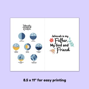 JW Kids Educational Cards | Jehovah's Witness Printable Notes for ...