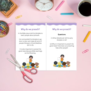 JW Kids FAQ Mini Lessons | Jehovah Witness Printable Explanations for ...