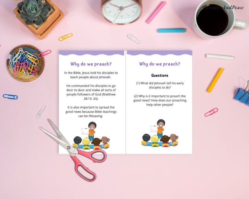 JW Kids FAQ Mini Lessons Jehovah Witness Printable - Etsy