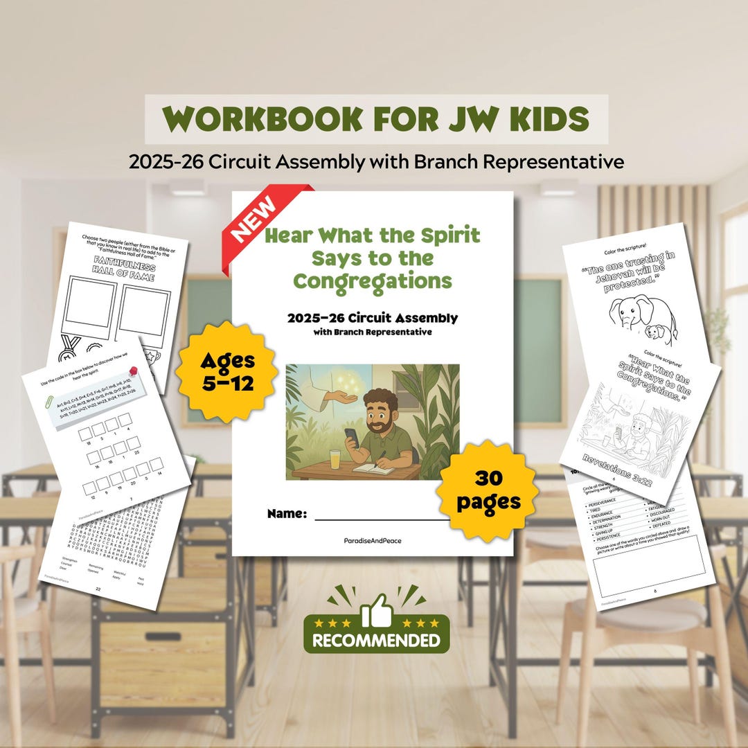 JW Kids (ages 5-12) Hear What the Spirit Says to the Congregations 30 ...