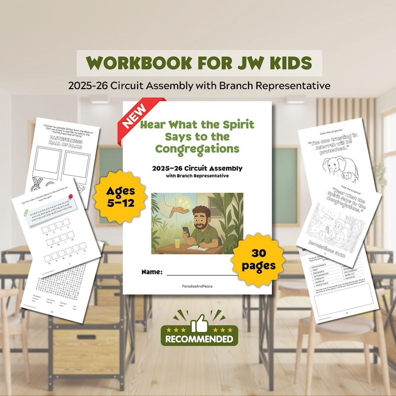 2025 Jw Meeting Workbook - Etsy