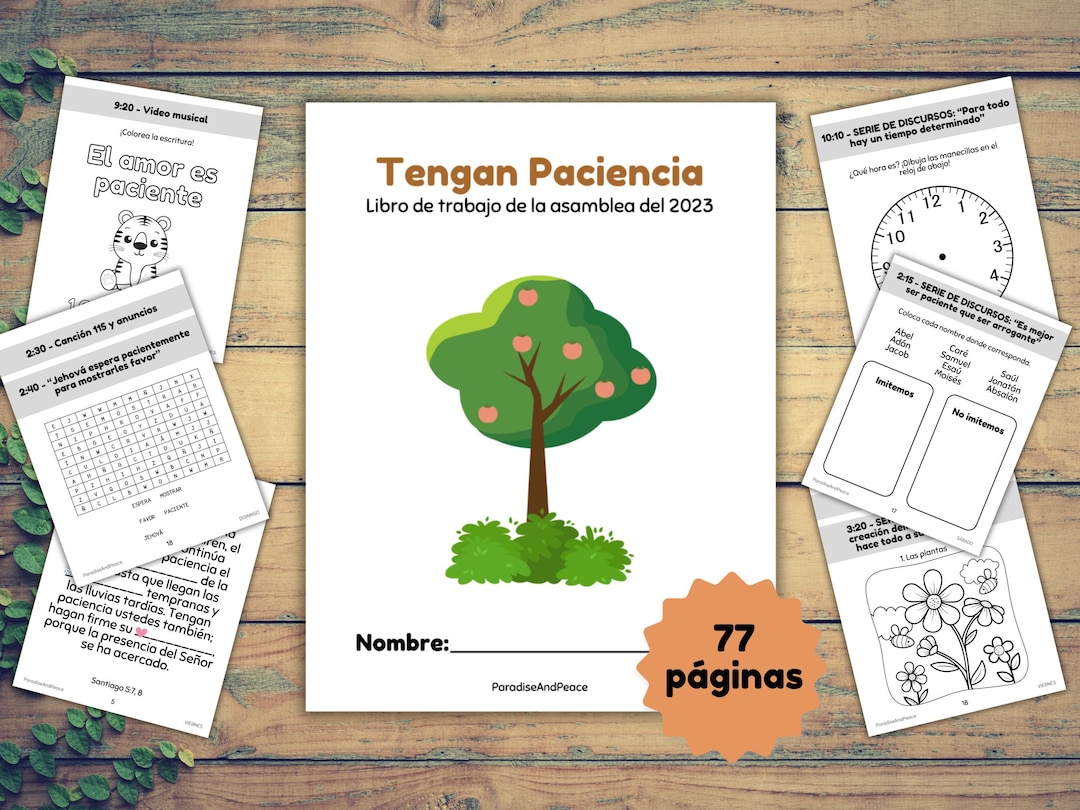 Tengan Paciencia Para Niños 77 Páginas De Actividades La - Etsy