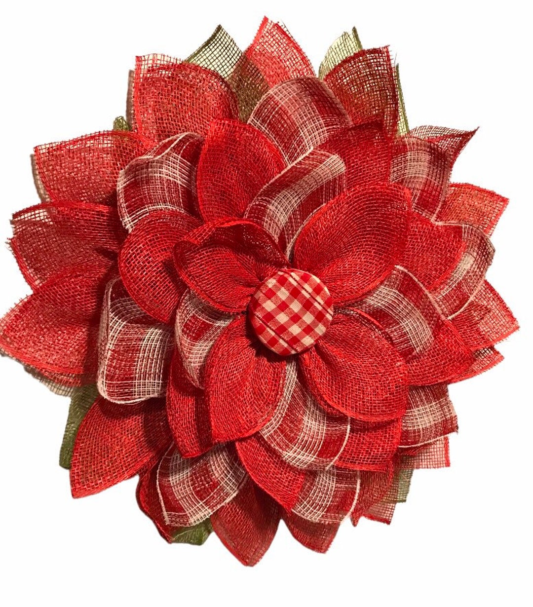 This Red and White Checkered Flower With Checkered Center Will Look ...