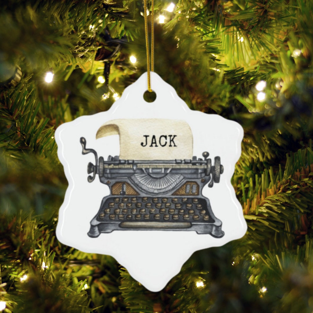 Personalized Antique Typewriter Gift, Custom Author or Typewriter Lover ...