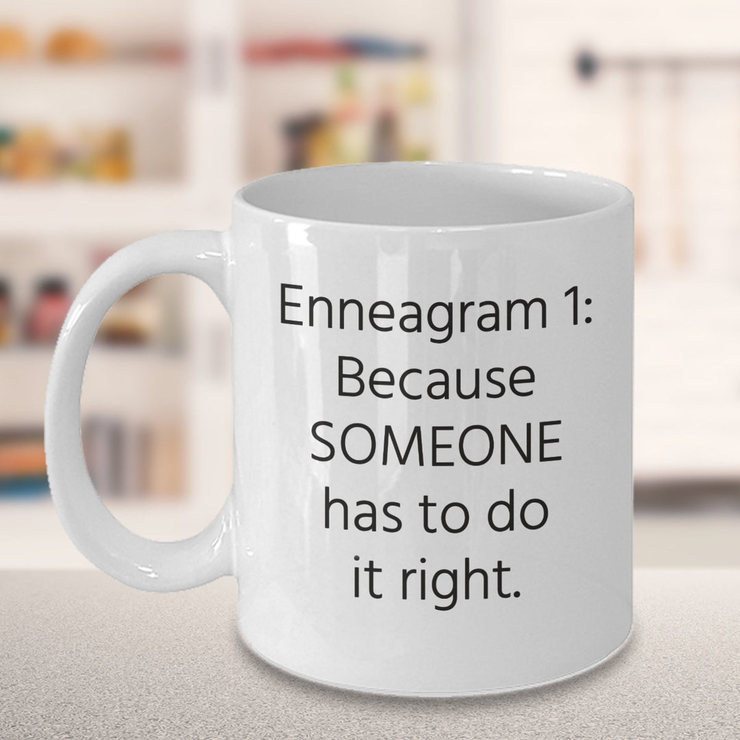 Enneagram 1 Mug, Enneagram Type One Gifts, Gifts for Perfectionist, the ...