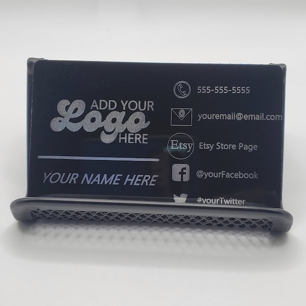 Metal Engraved Business Card Qr Code - Etsy