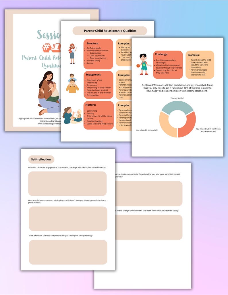 Parenting Basics Workbook - Etsy