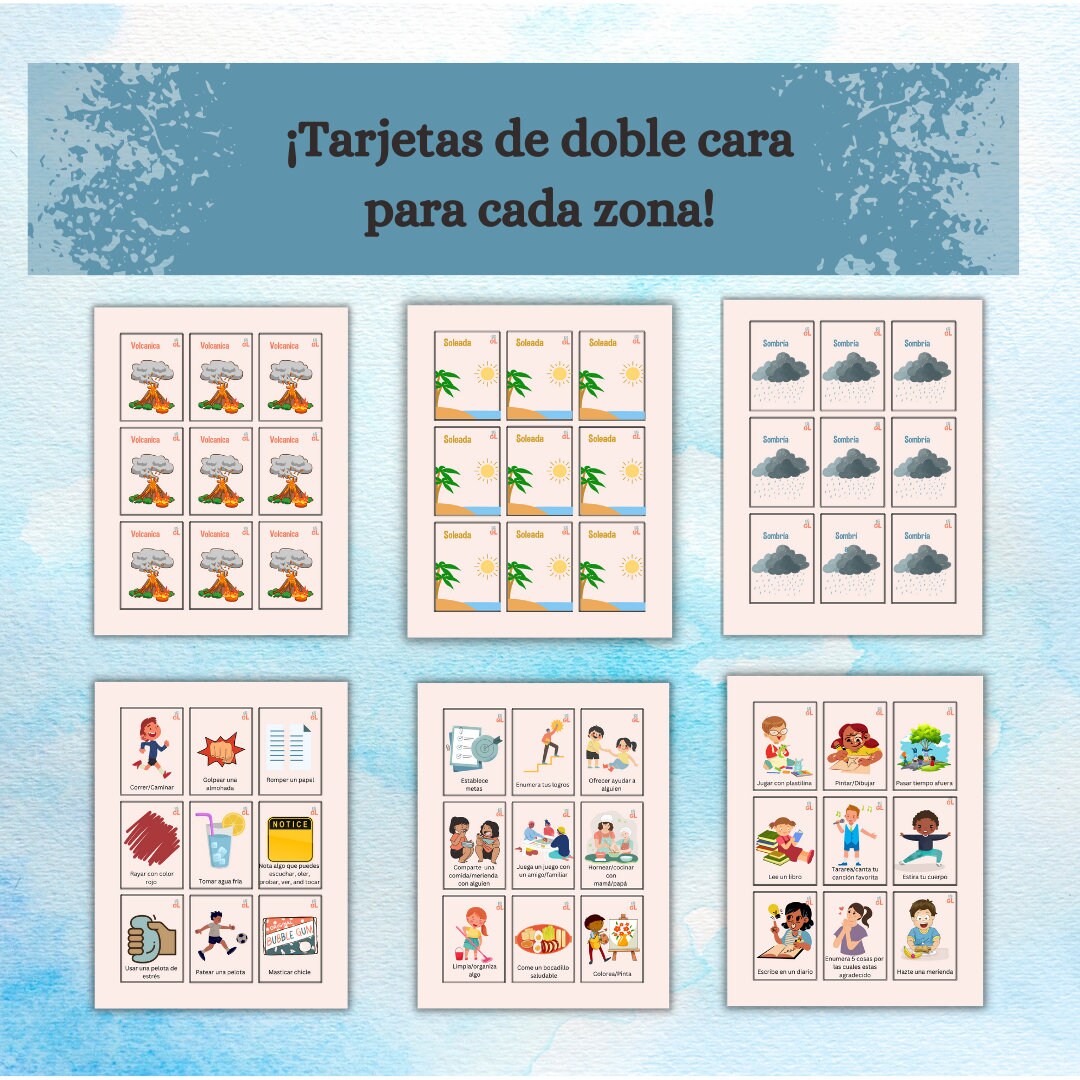 En Que Zona Estoy- Guia De Habilidades De Afrontamiento Y Tarjetas De ...