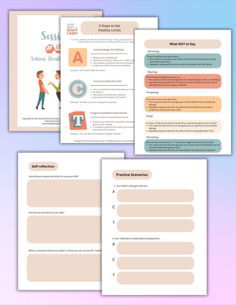 Parenting Basics Workbook - Etsy