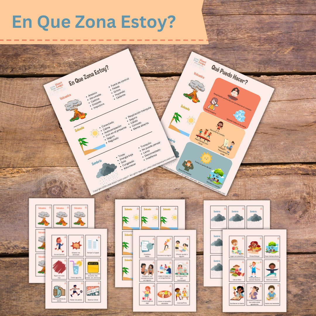 En Que Zona Estoy Guia De Habilidades De Afrontamiento Y Tarjetas De ...