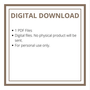 Printable Flip Calendar Printable Hanging Calendar Printable Reusable ...