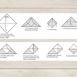 Valentines Printable Classroom Cards. Valentines Origami Bookmarks ...