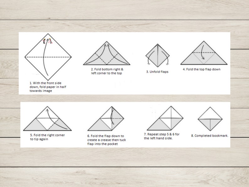 Valentines Printable Classroom Cards. Valentines Origami Bookmarks ...