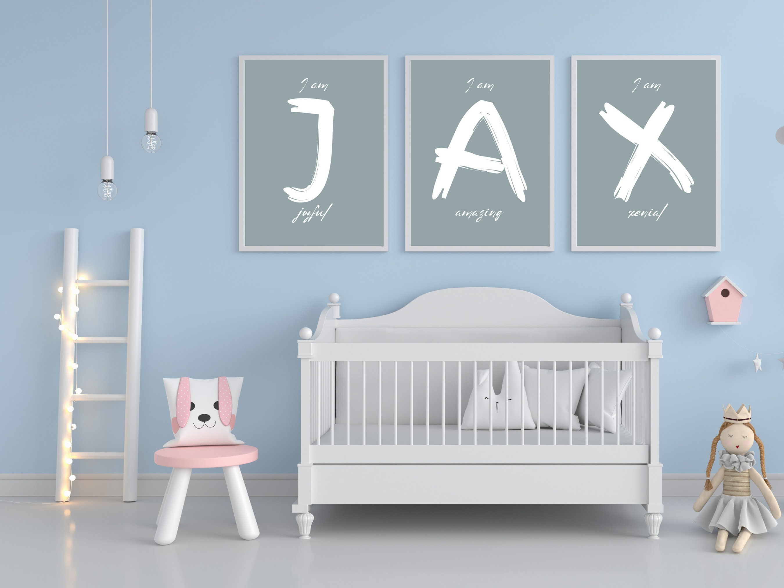 Printable Inspirational Alphabet Letters Positive Affirmation Station ...