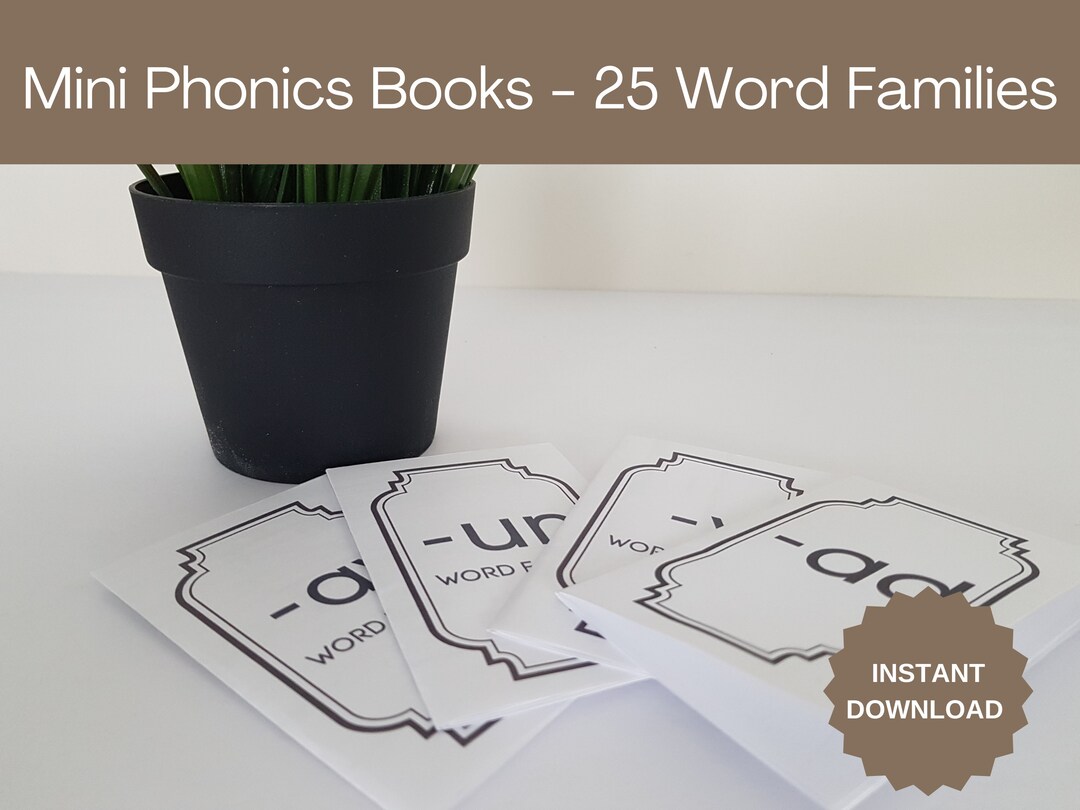 Phonics Coloring Pages Phonics Word Book Printable Phonics Word Family ...